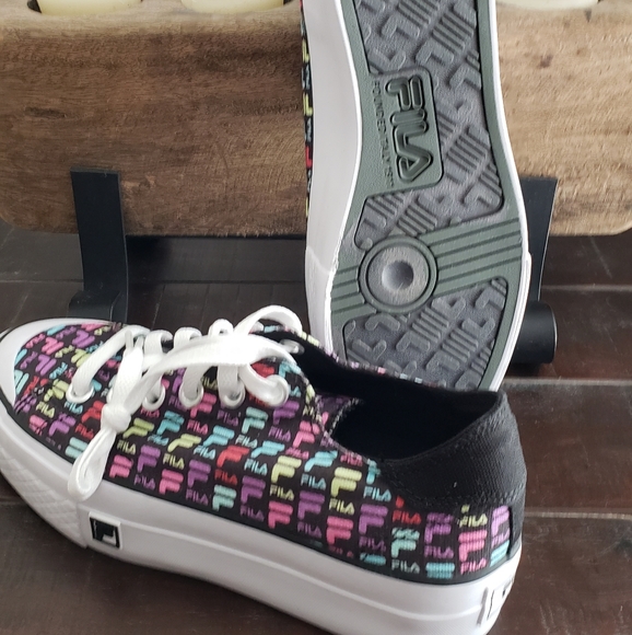 Fila | Shoes | Fila Canvas Platform Sneaker | Poshmark